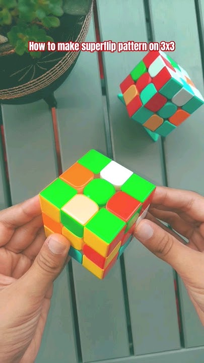 How to make superflip pattern on 3x3. #shorts #rubikscube #viralshorts ...