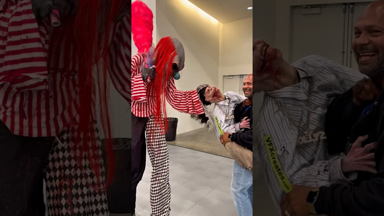 MollyZ clowning around 🤣🧟‍♀️ #puppet #clowns #zombie #vfxcreates # ...