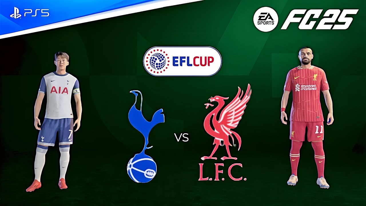 FC 25 - Spurs vs Liverpool Ft. Solanke, Nunez, | EFL CUP FINAL Full ...