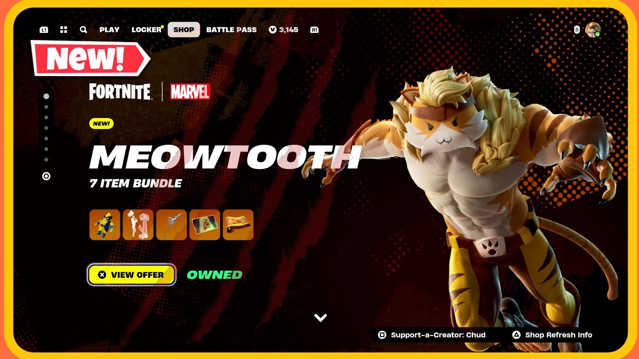 Sabertooth is Meowtooth | Fortnite - YouTube