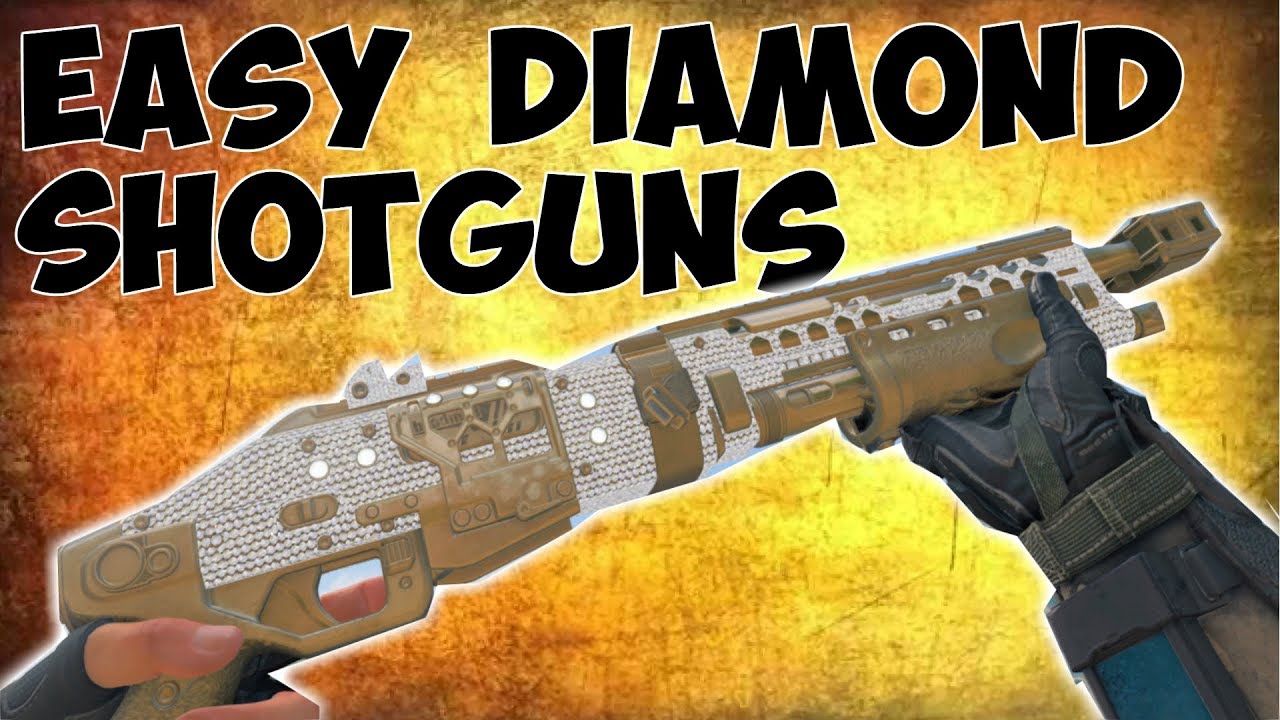 BO4: SHOTGUNS EASY GOLD CAMO - Diamond Camo Guide, Dark Matter Tips ...