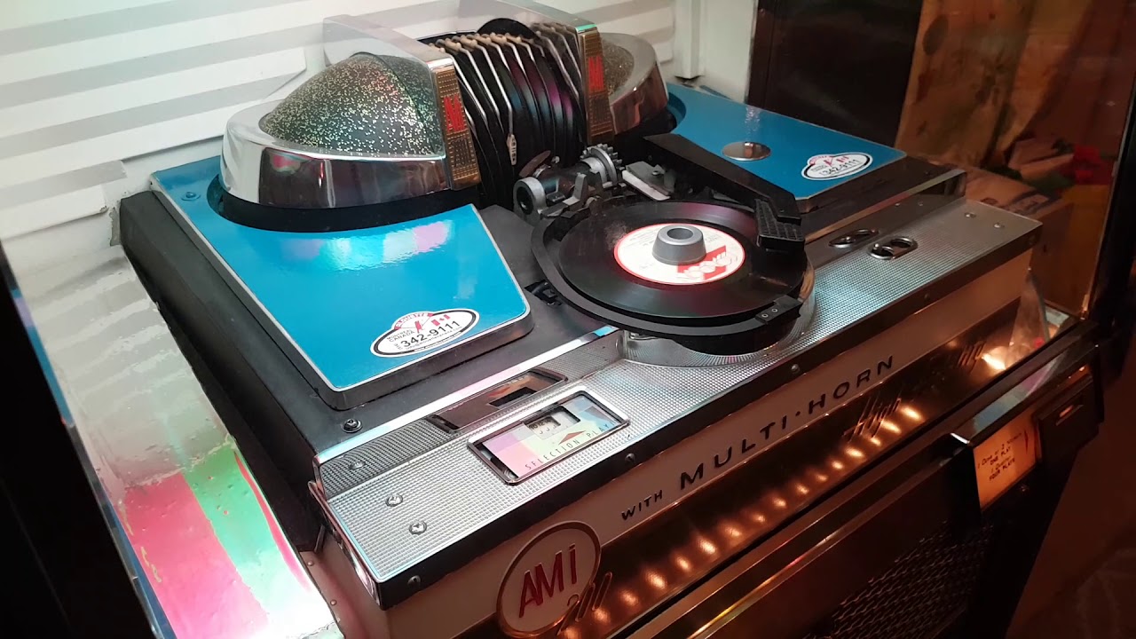 Ami G200 sélections jukebox 45 rpm vintage audio crazy Eugène - YouTube