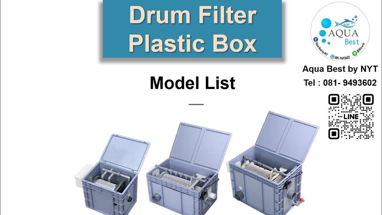Drum Filter plastic box ราคาเริ่มต้นหลักพัน 🔥@AquaBestbyNYT - YouTube