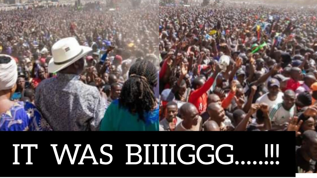 Raila's JACARANDA RALLY shocks the WORLD - YouTube