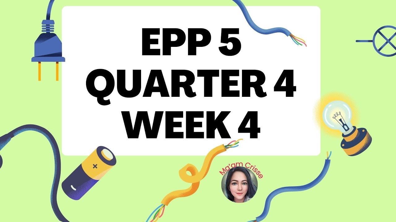 EPP 5 QUARTER 4 WEEK 4 #GRADE5 #EPP5 - YouTube