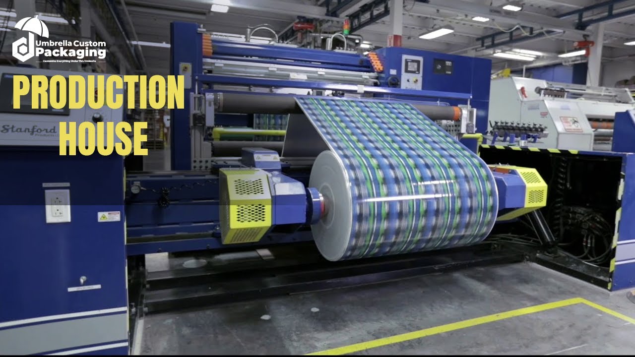 Custom Packaging Boxes production house tour - YouTube