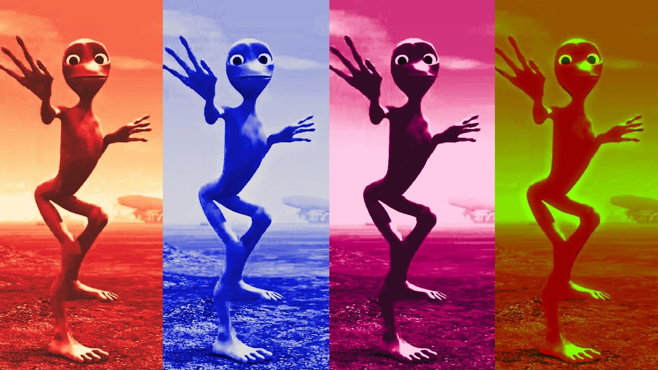 Can You Spot the Funniest Dancing Alien? - YouTube