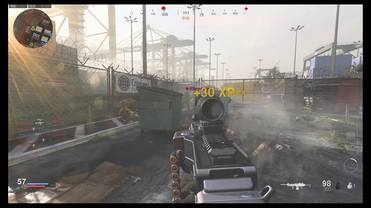 《使命召唤16》（Call of Duty：Modern Warfare）第一名加最后一击回放 - YouTube