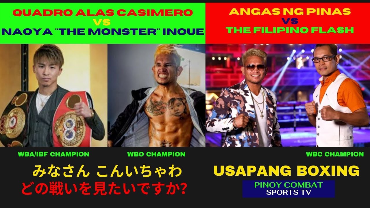 Naoya "The Monster" Inoue vs Johnriel "Quadro Alas" Casimero I The ...