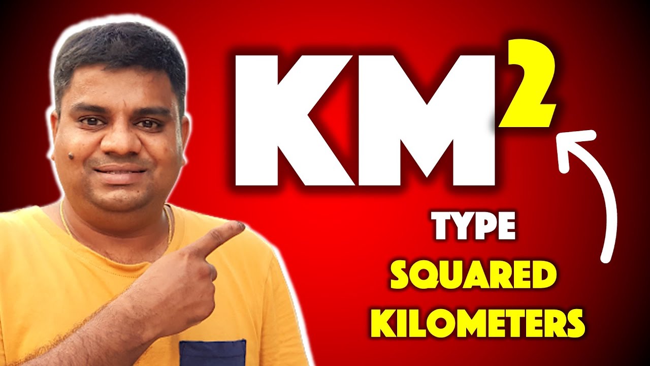 How to Write km2 in Word on Laptop [ Shortcut Key ]👍👍 - YouTube