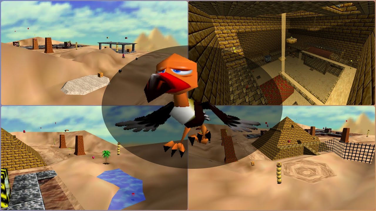 Super Mario 64 - Shifting Sand Land [Cinematic Showcase] - YouTube