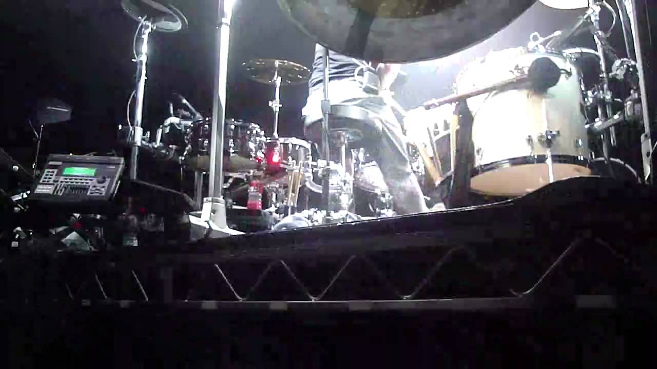 Behind Chris Crippin's Drums - Drum Solo - YouTube