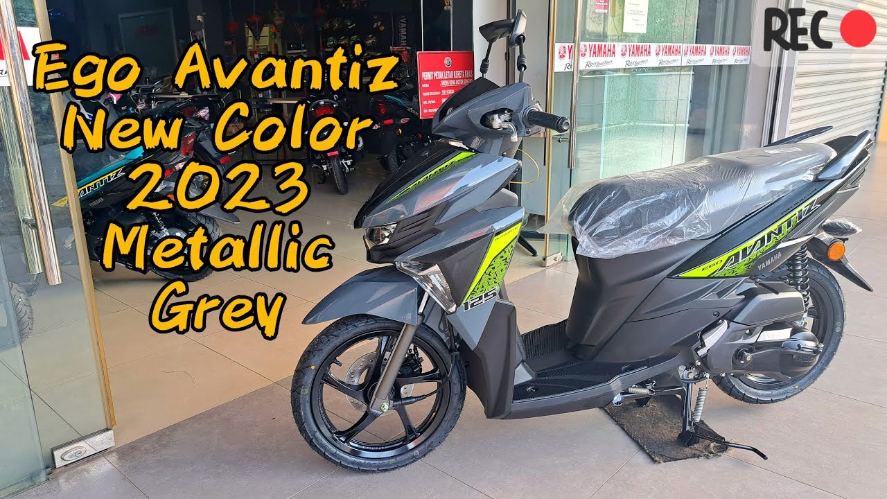 Yamaha Ego Avantiz 125i New Color (Mettalic Grey) - YouTube