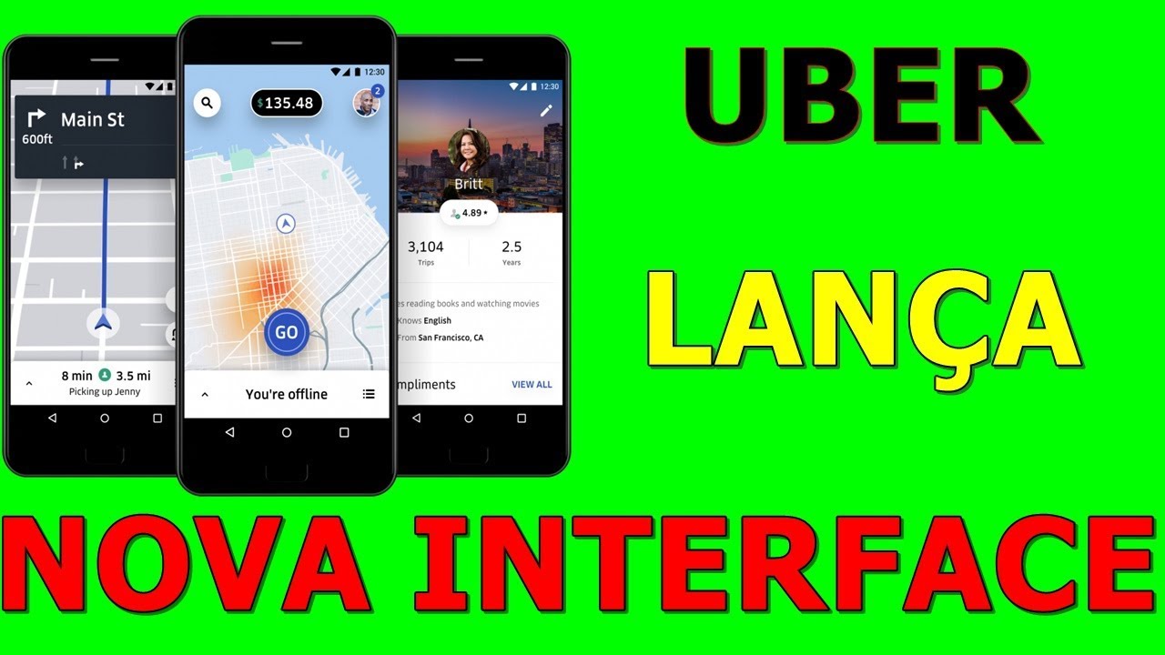 UBER: CONHEÇA O NOVO APP!!! INTERFACE RENOVADA!!! - YouTube