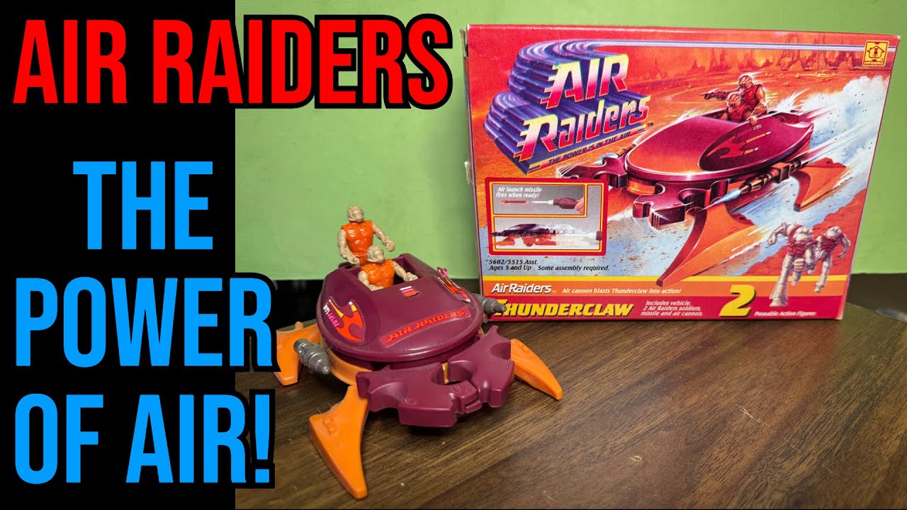 ThunderClaw Air Raiders Action Vehicle by Hasbro 1987 Vintage Toy ...