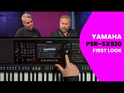 First look at the Yamaha PSR SX-920