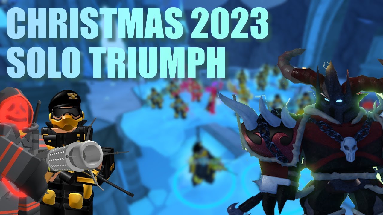 SOLO CHRISTMAS EVENT 2023 | Tower Defense Simulator | Roblox - YouTube