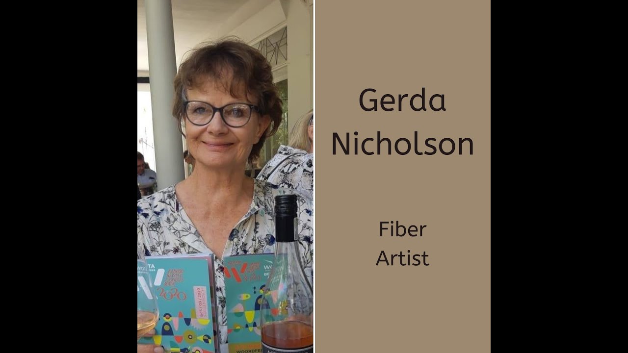 Gerda Nicholson shares her lifetime journey with textiles. - YouTube