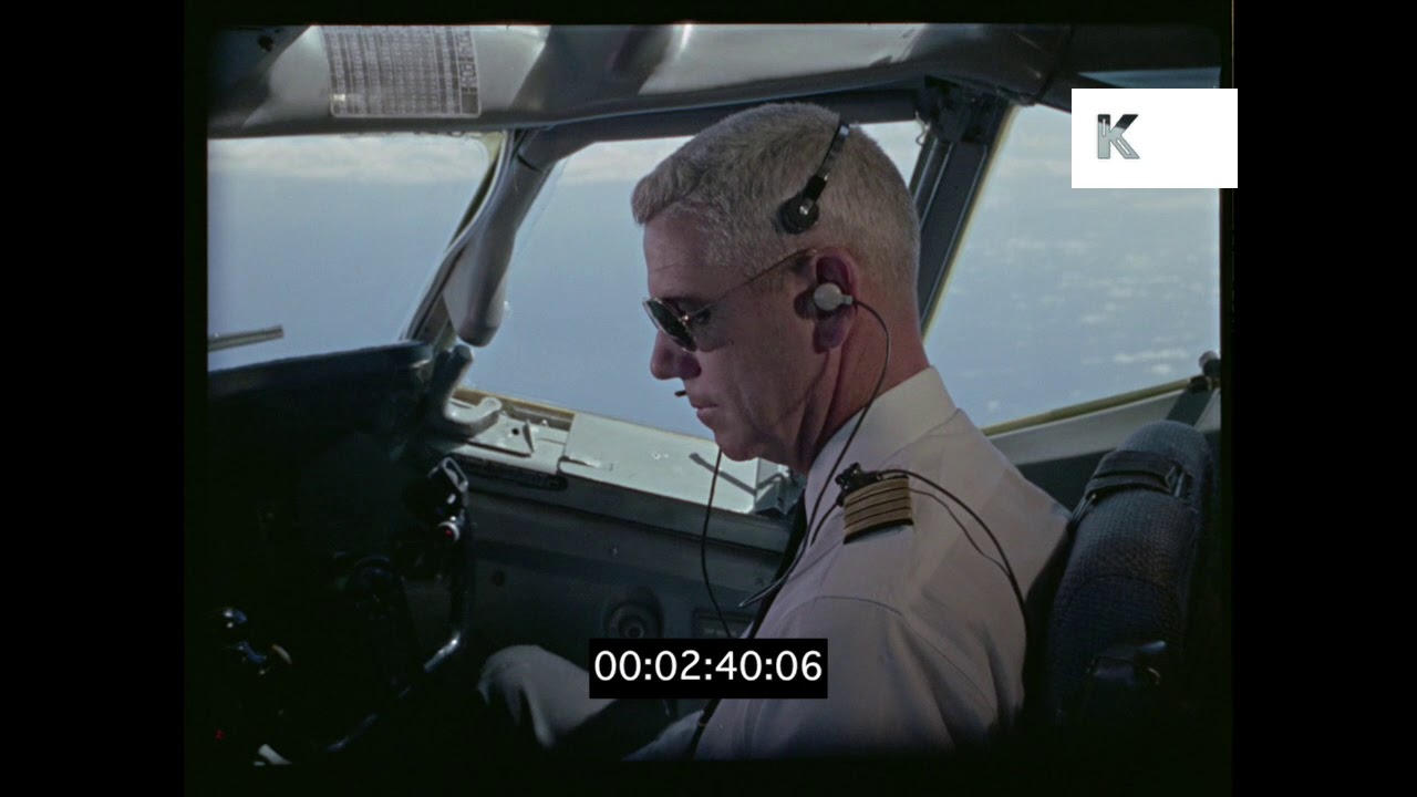 1960s Pilots in Flight Deck, HD from 35mm - YouTube