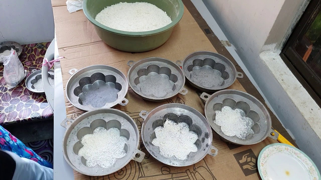 Resepi kuih dangai / rangin. kuih tradisional. #resepikuih # ...