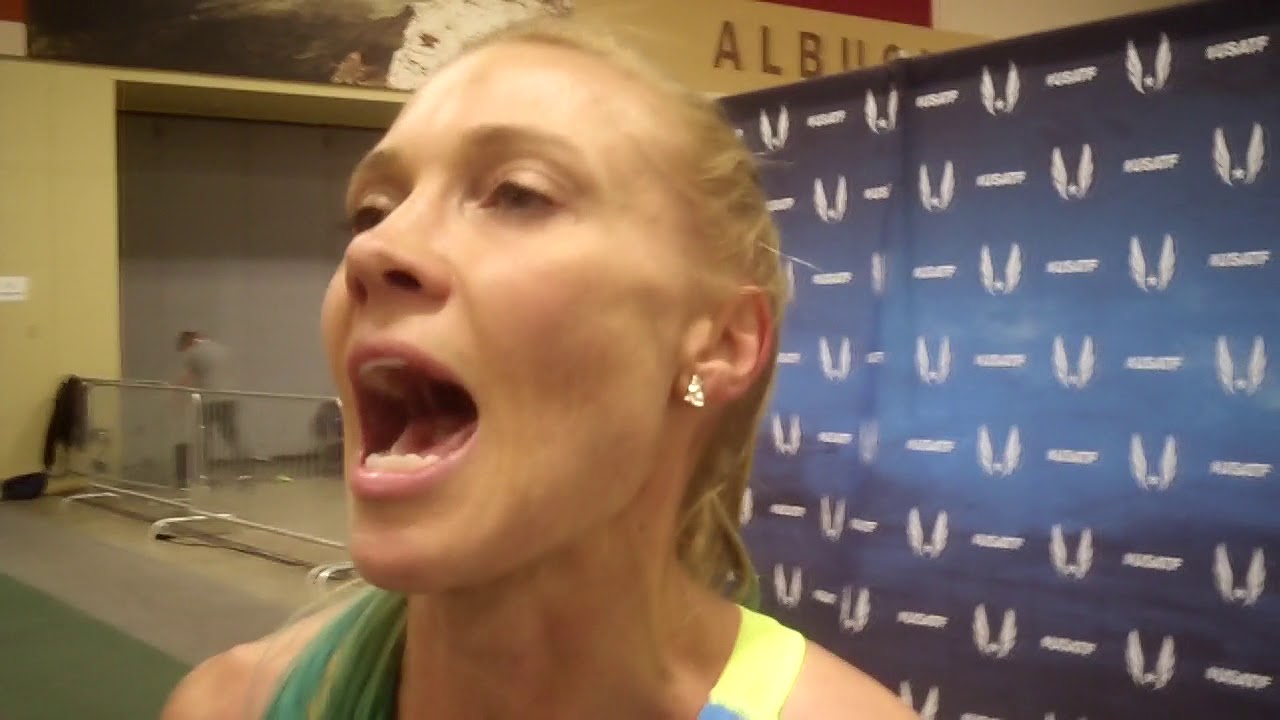 Katie Mackey After Making First Worlds Team at 2018 USA Indoors - YouTube