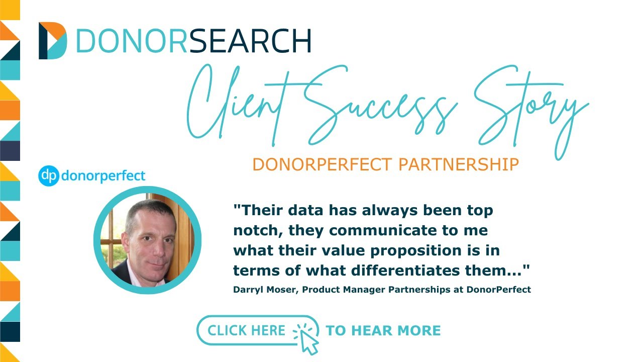 DonorPerfect and DonorSearch Partnership - YouTube