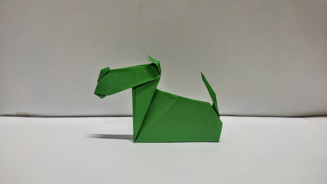 Origami Scottish Terrier Easy - How To Make An Origami Scottish Terrier ...