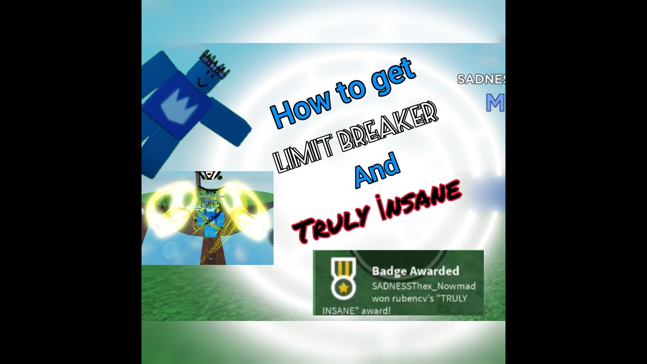 Roblox|Slap Battles:fanmade|How to get Limit Breaker+Truly insane badge ...