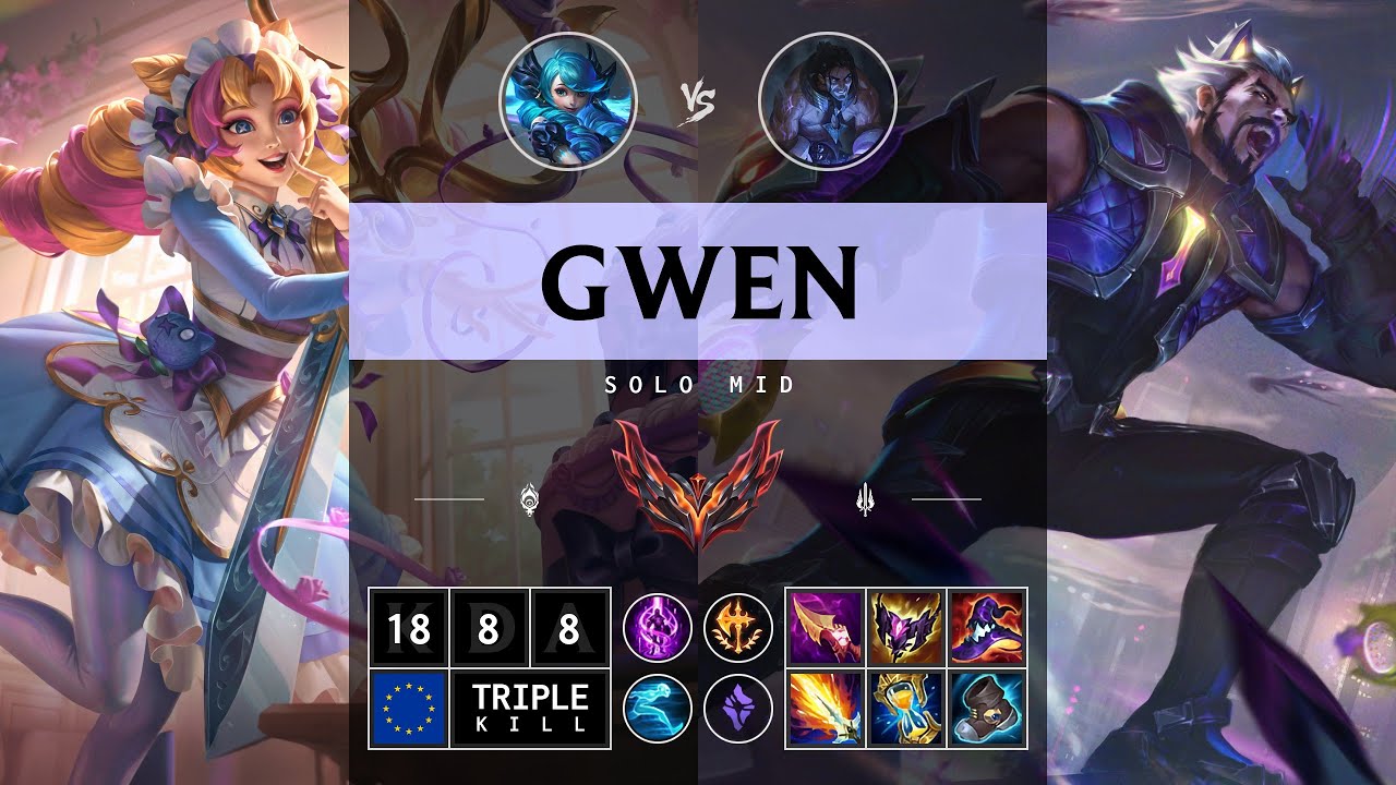Gwen Mid Vs Sylas Euw Grandmaster Patch 1413 Youtube 9834