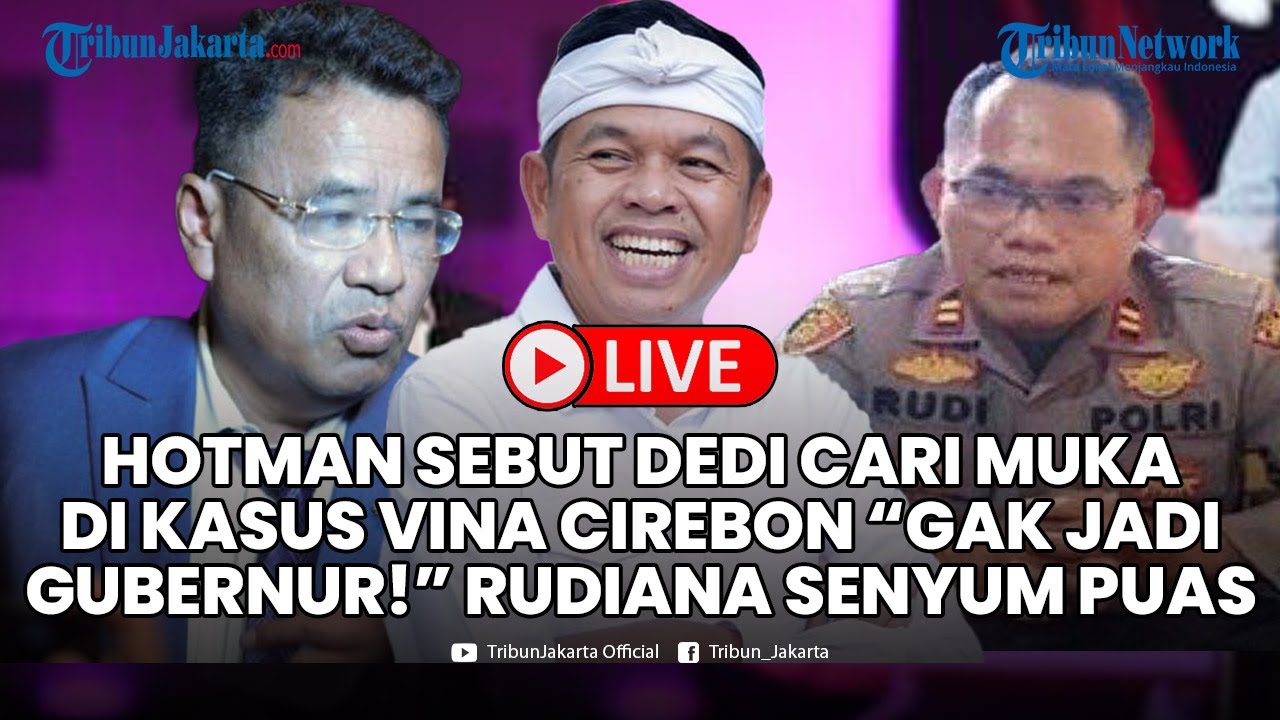 🔴Hotman Paris Sebut Dedi Mulyadi Cari Muka di Kasus Vina Cirebon, Iptu ...