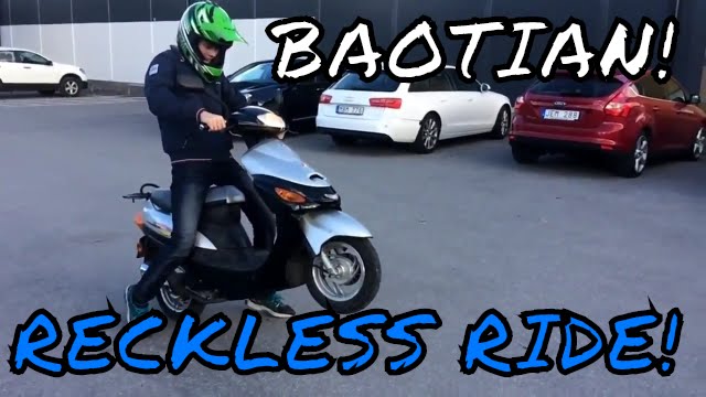 Moped Reckless Ride - Baotian 50cc - YouTube