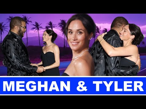 Duchess Meghan Red Carpet with Tyler Perry Paley Honors Award - YouTube