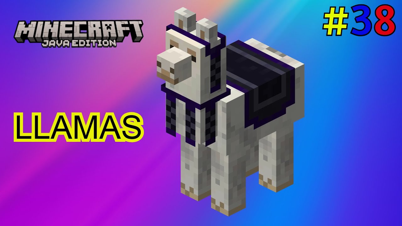 Cómo Tener Llamas En Minecraft Y Vestirlas De Colores - YouTube