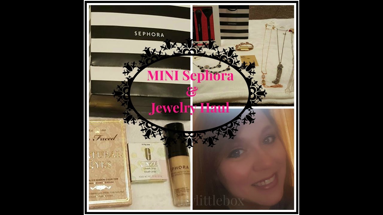 Mini Sephora & Jewelry Haul - YouTube