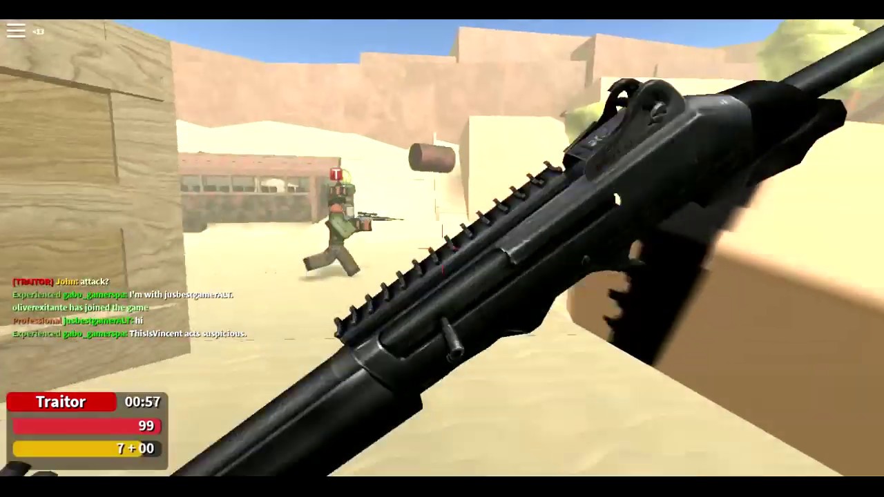 Roblox 24 PLAYER TRAITOR TOWN (TRAITOR ROUND) - YouTube