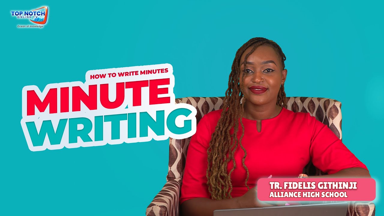 Minute Writing | Mastering Minute Taking: Essential Tips and Techniques ...