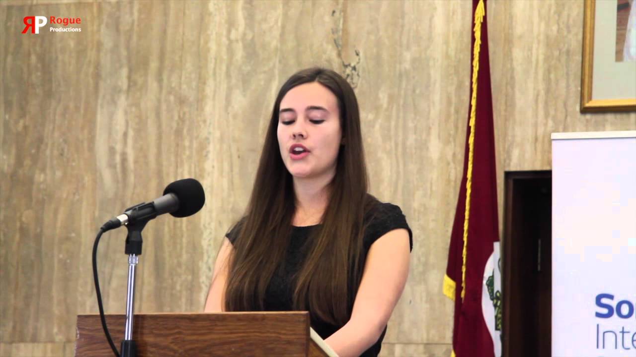 Public Speaking Competition 2014 - Sarah Macpherson - YouTube