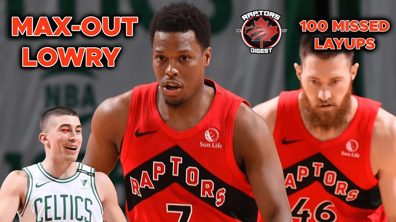 Raptors Miss ALL of the LAY-UPS... Lowry Should get a MAX Contract ...