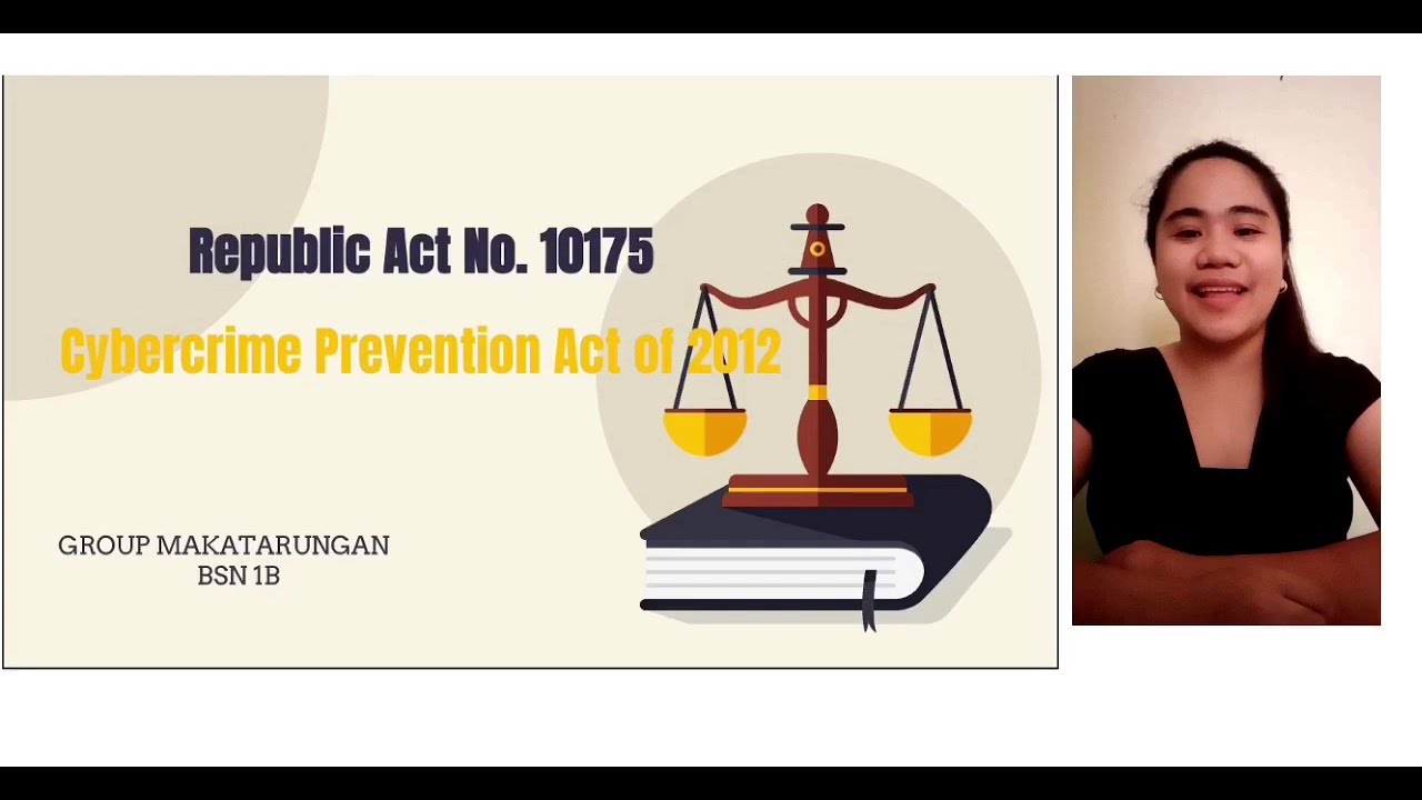 Cybercrime Prevention Act of 2012- Team Makatarungan - YouTube