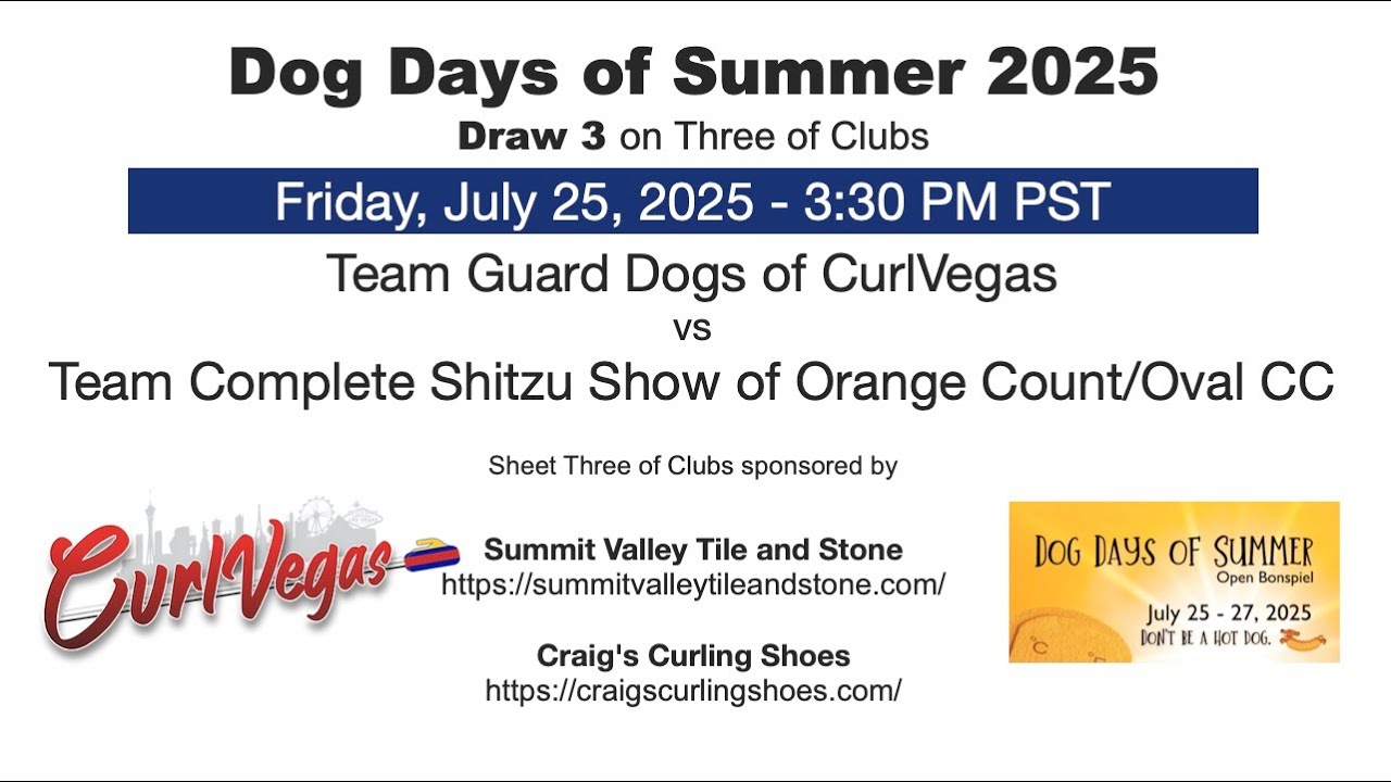 Dog Days of Summer 2025: Draw 3 on Three of Clubs - Guard Dogs vs ...