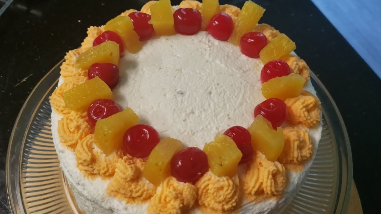 Homemade Pineapple Cake - YouTube