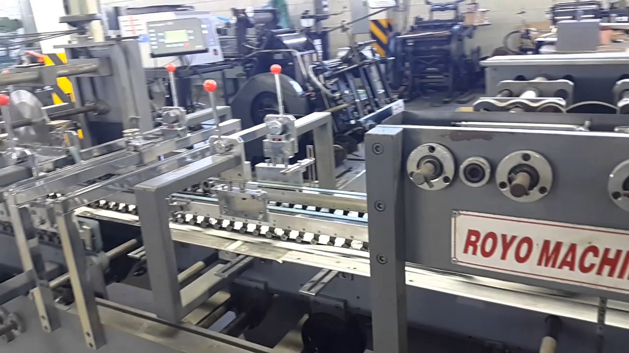Royo Machinery KGD-650 Box Folder Gluer - Another Successful ...