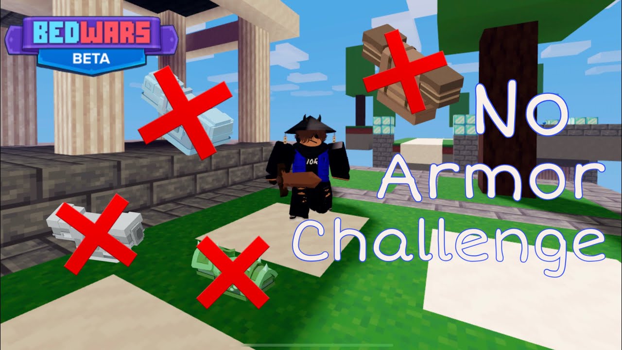 No Armor Challenge 👕 | Roblox Bedwars - YouTube