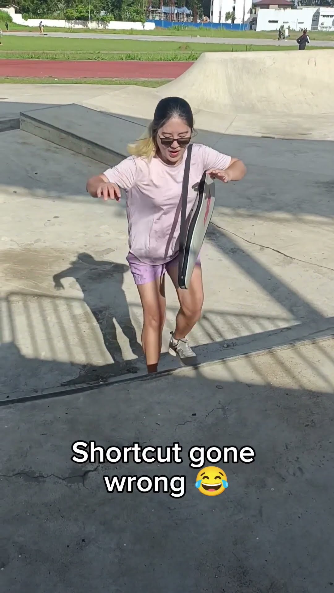 Shorcut gone wrong 😂 kinulang ng steps 😅#goodvibes #shortcuts #funny # ...