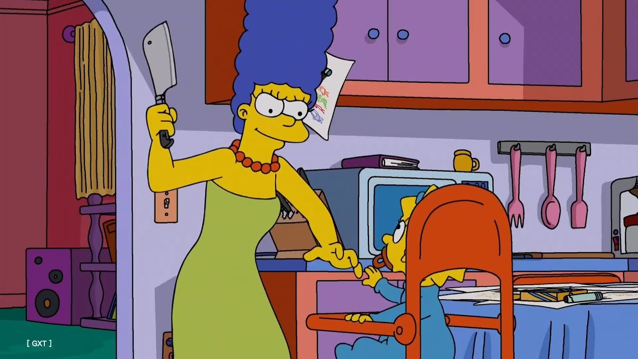 The Simpsons : Time to put the Baby down. - YouTube