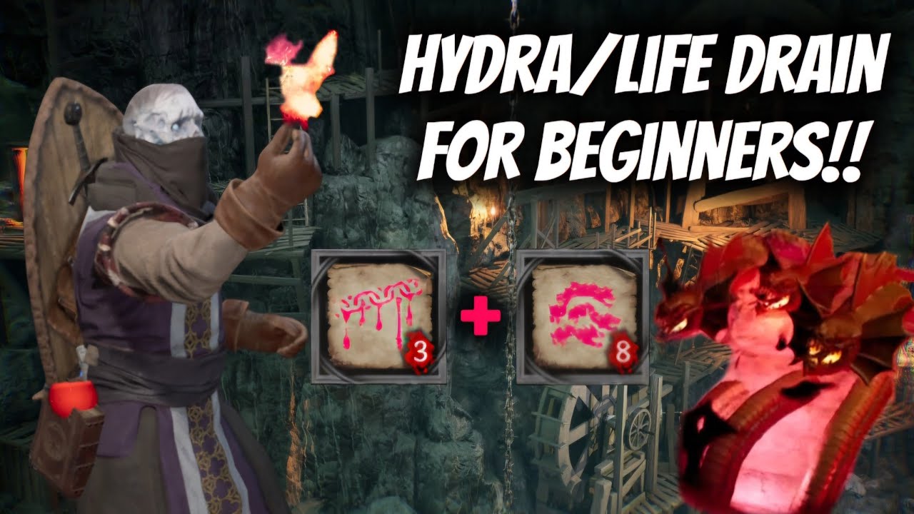 Warlock Beginners Guide: Hydra/Lifedrain | Dark and Darker - YouTube