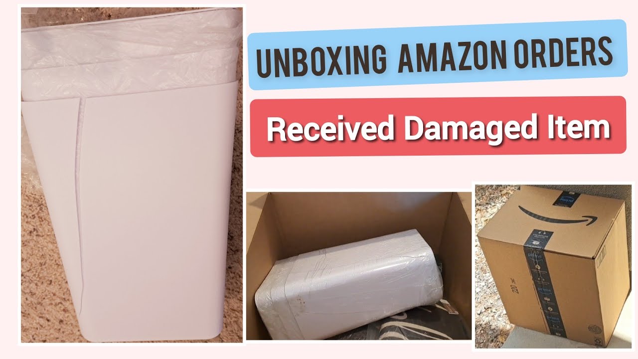 Unboxing Amazon Orders + Received Damaged Item - YouTube