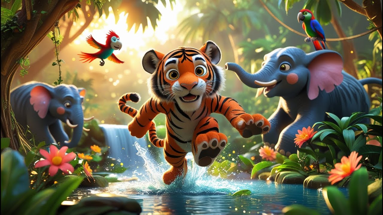 Timmy the Tiger’s Jungle Journey | Kids Song | Nursery Rhymes - YouTube