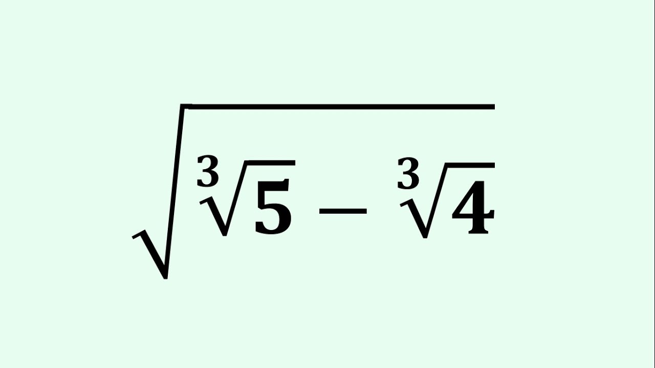 Can You De-nest this Nested Radical | Math Olympiad Prep! - YouTube