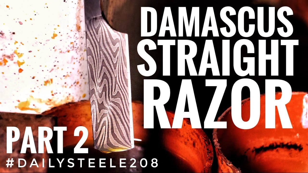 DAMASCUS STRAIGHT RAZOR: Part 2 *in 4k* - YouTube